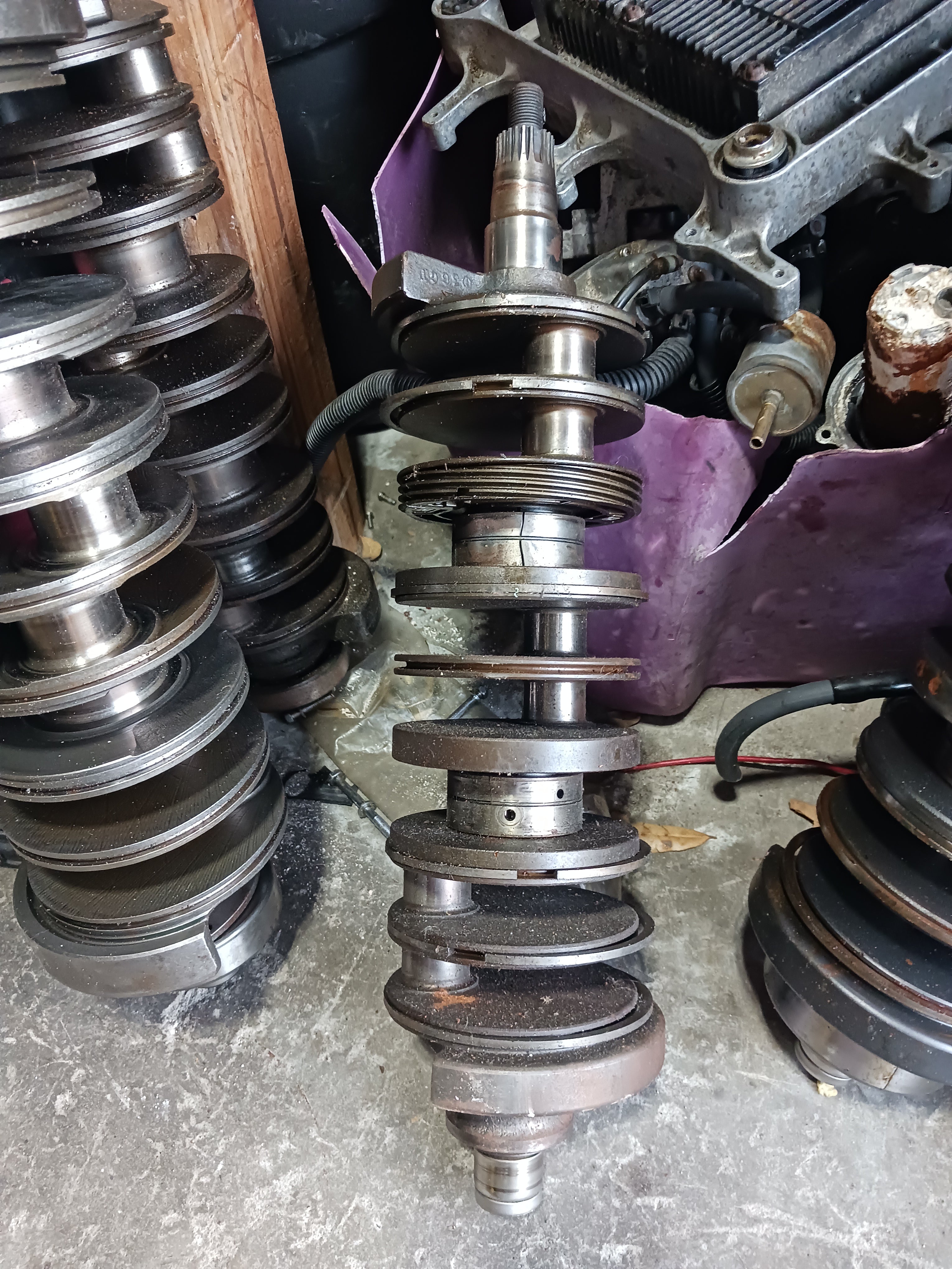 150 175 200 2.5 liter Mercury two stroke crankshaft – Marine Parts ...