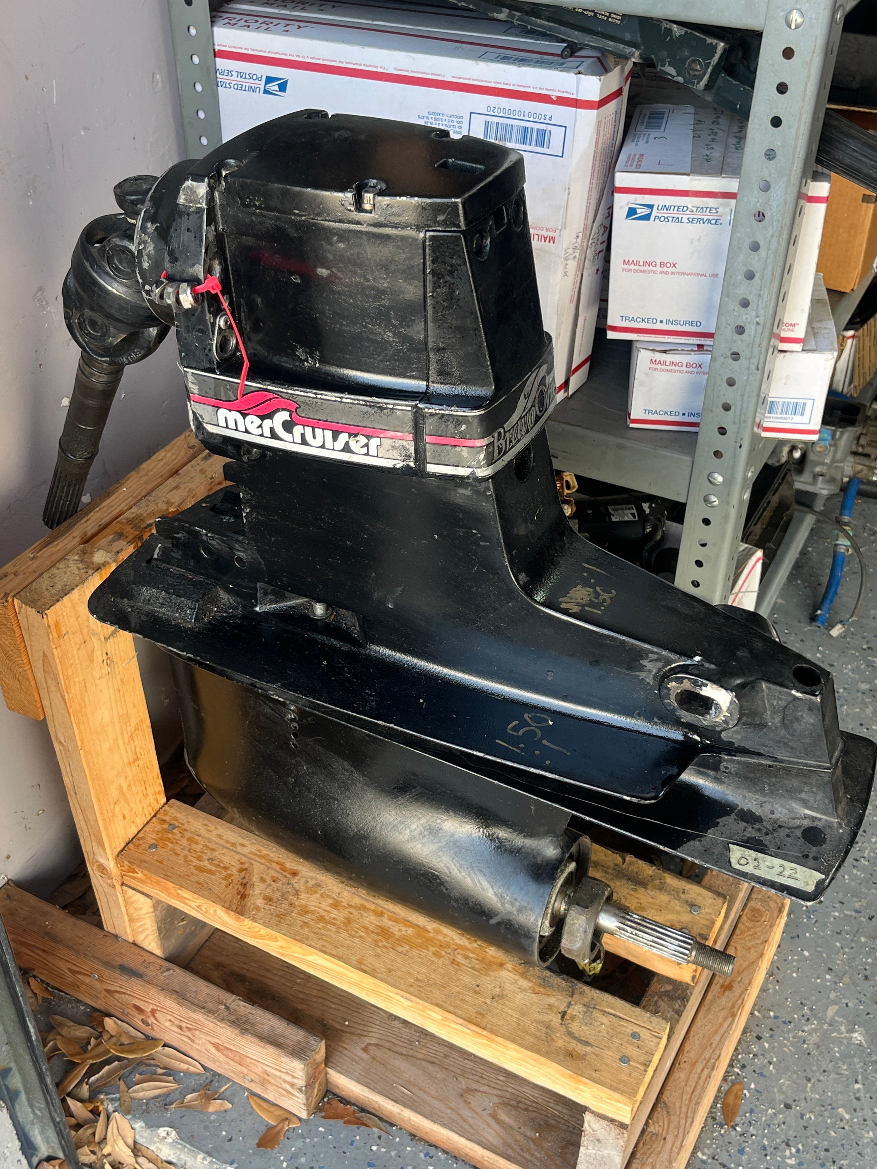 complete Mercruiser Bravo One, sterndrive upper & lower unit, 1.50:1 G ...