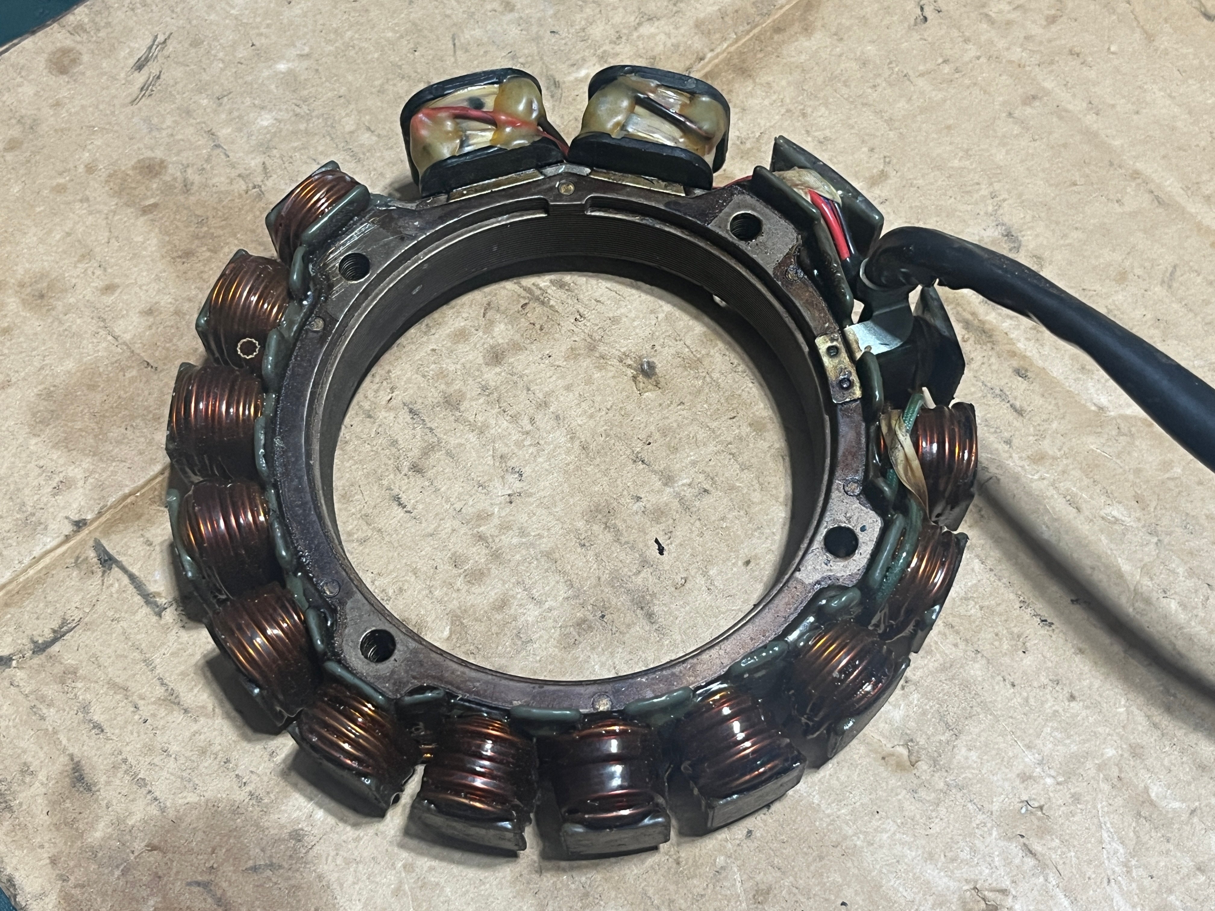 150 175 200 hp Yamaha 6R3-85510-00-00 STATOR two stroke 1990-2009 vmax ...