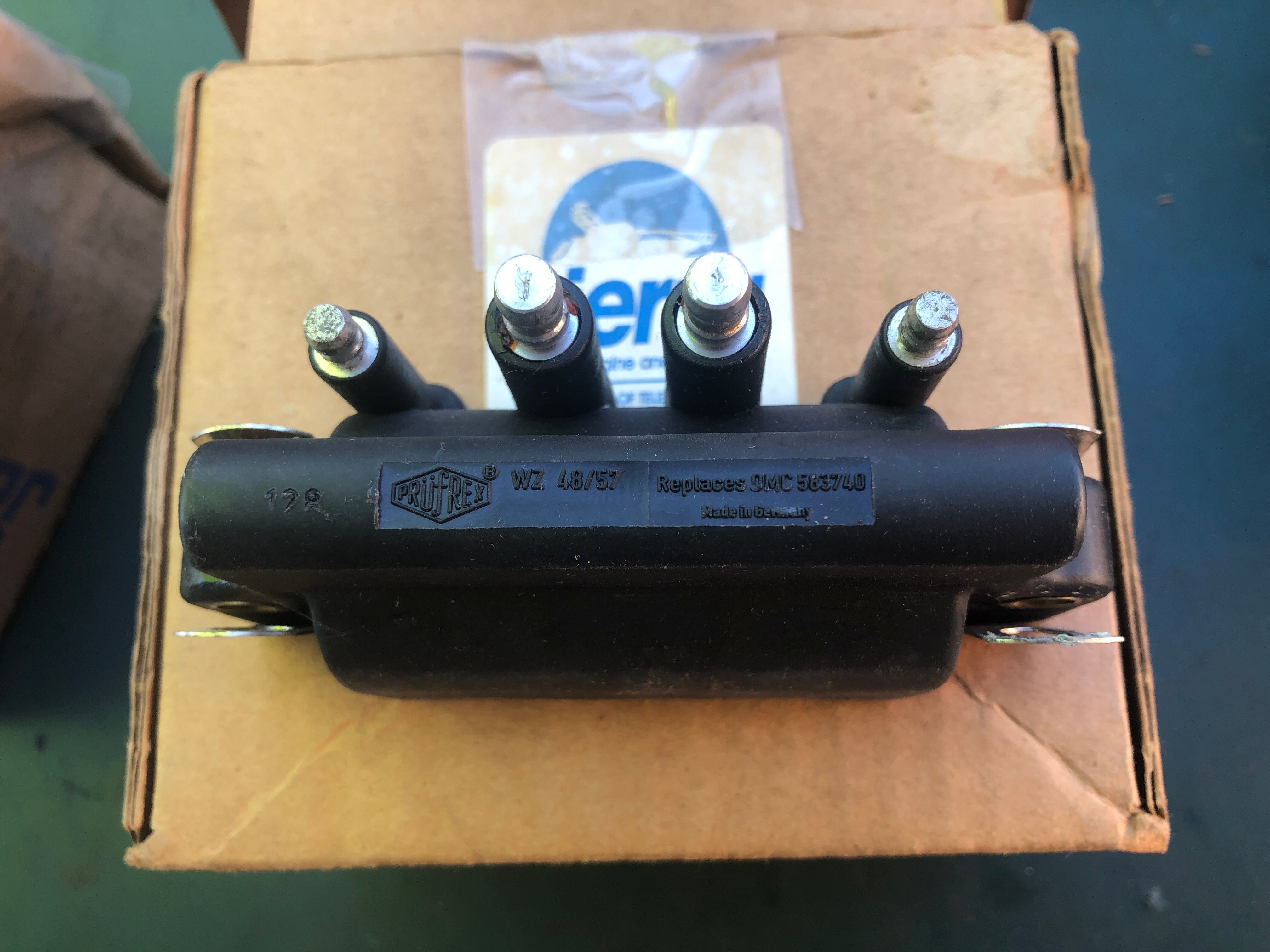 Sierra 18-5170 Johnson Evinrude Dual Ignition Coil 0583740 583740, old ...